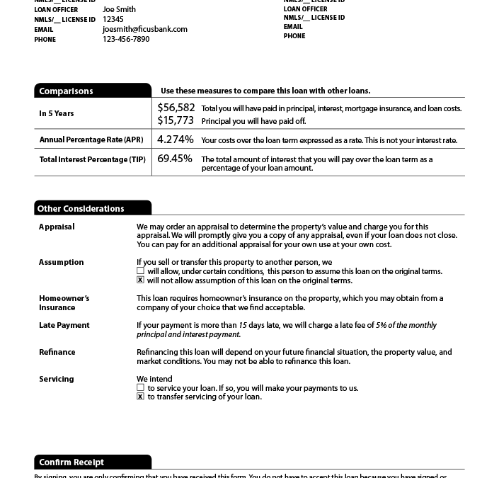 How To Read A Loan Estimate Like A Mortgage Pro SELFi How To Read A Loan Estimate Like A Mortgage Pro SELFi
